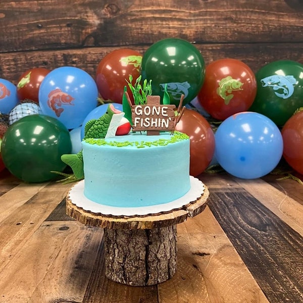 Fish Cake Topper - Etsy