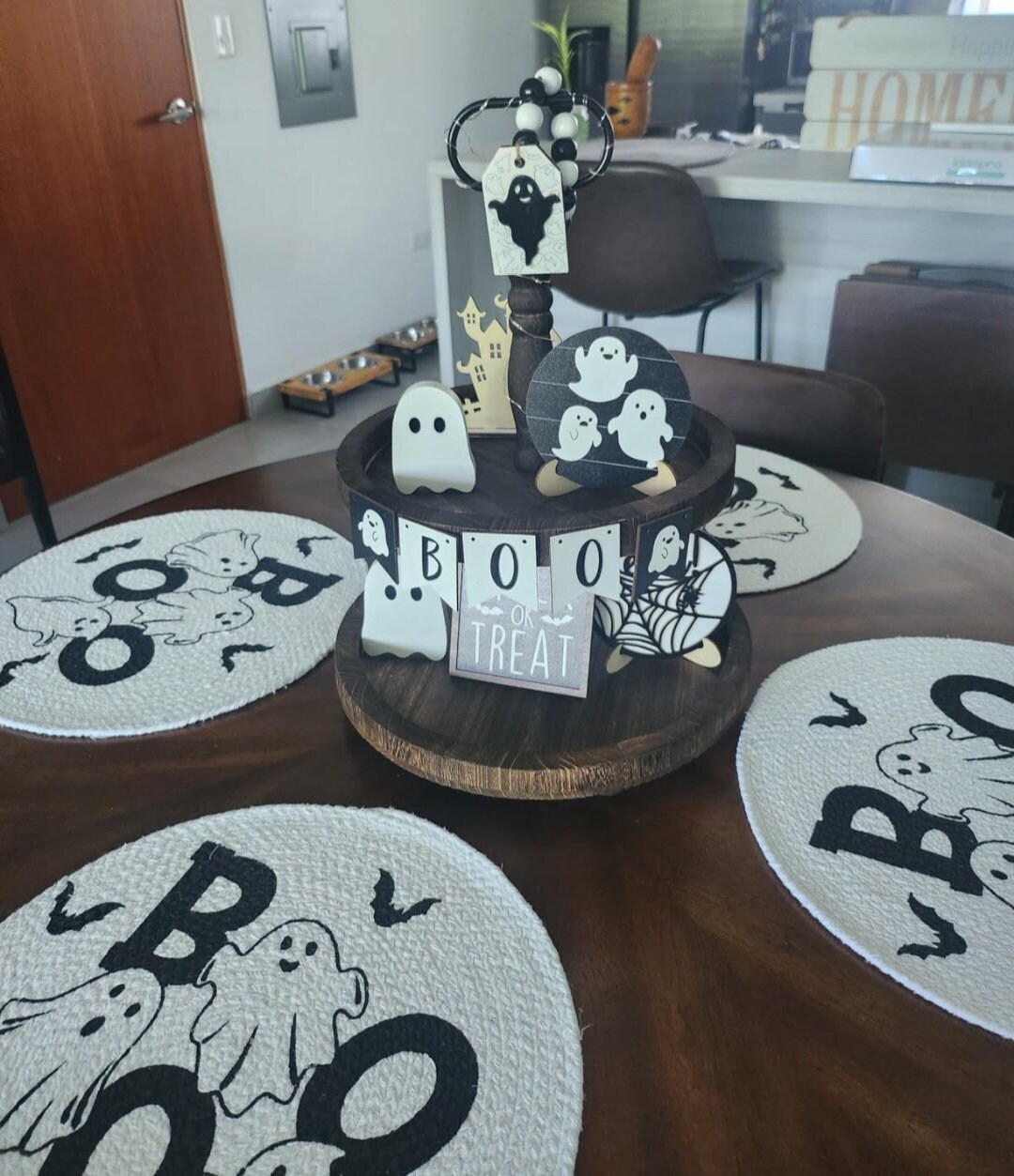 Halloween Tier Tray Decor, Spooky Tier Tray, Ghost Decor, Fall Decor ...