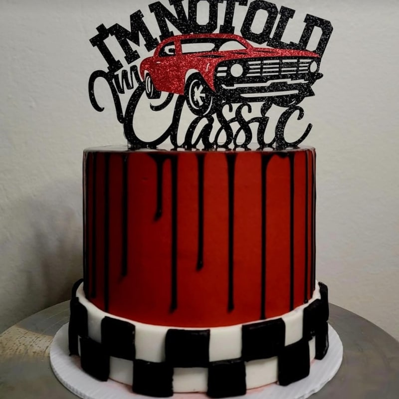 Classic Cars Cake Topper - Etsy