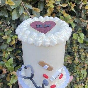 Nursing Cake Topper, Nurse Cake, RN Cake Topper, RN Cake, Nurse ...