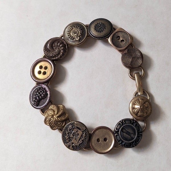 Button Bracelet - Etsy