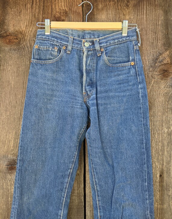 70s 80s vintage Levis 501 jeans 27 36 / USA single lo… - Gem