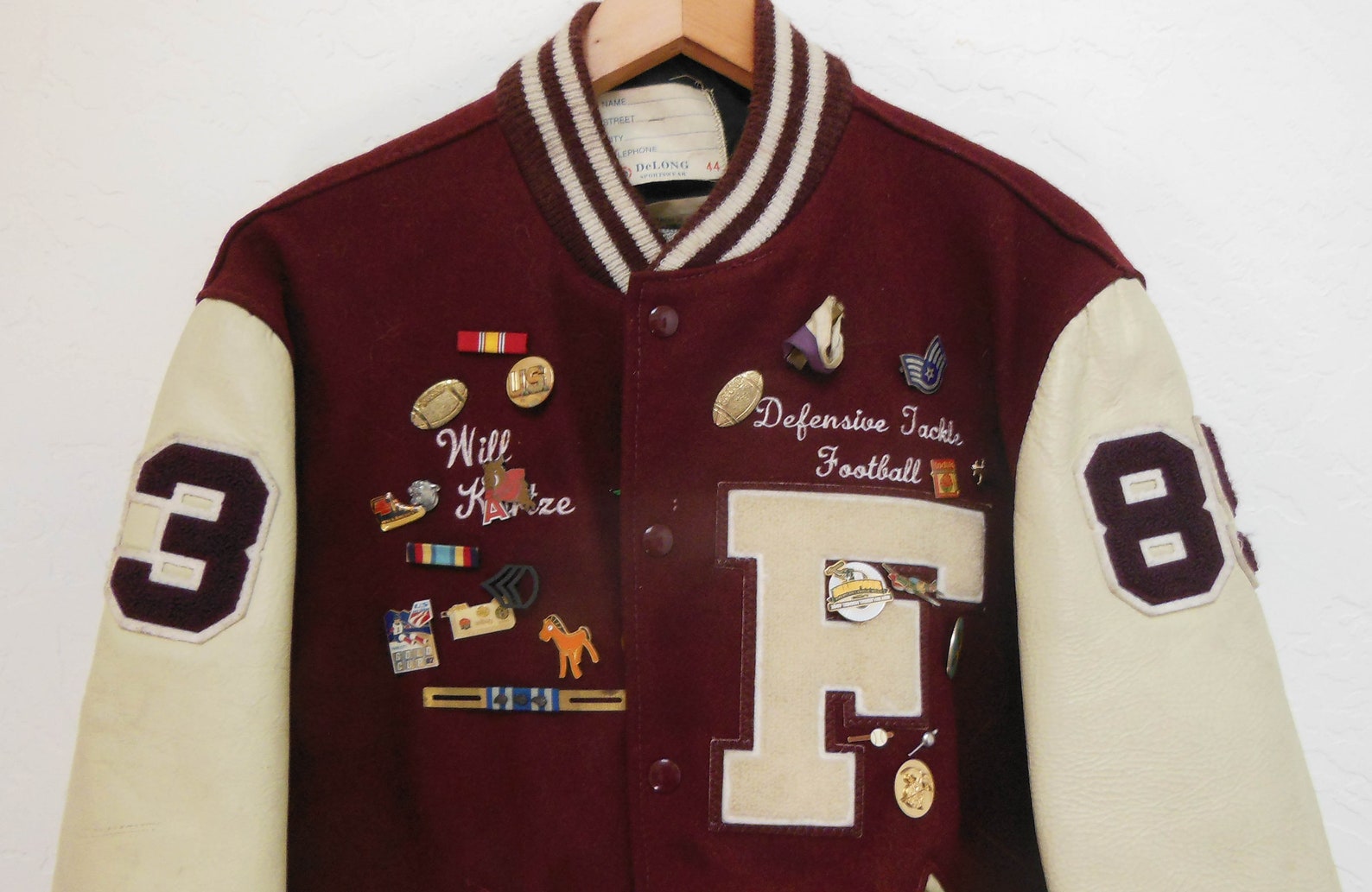 70s vintage Letterman jacket rare FOHI Fontana high school | Etsy