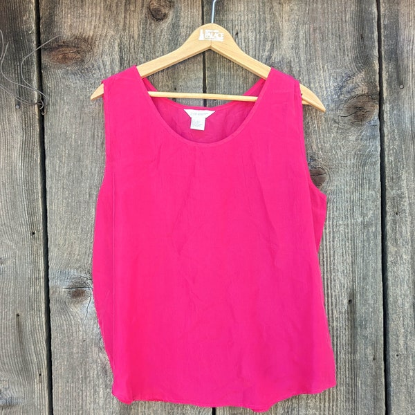 Neon Pink Tank Top - Etsy