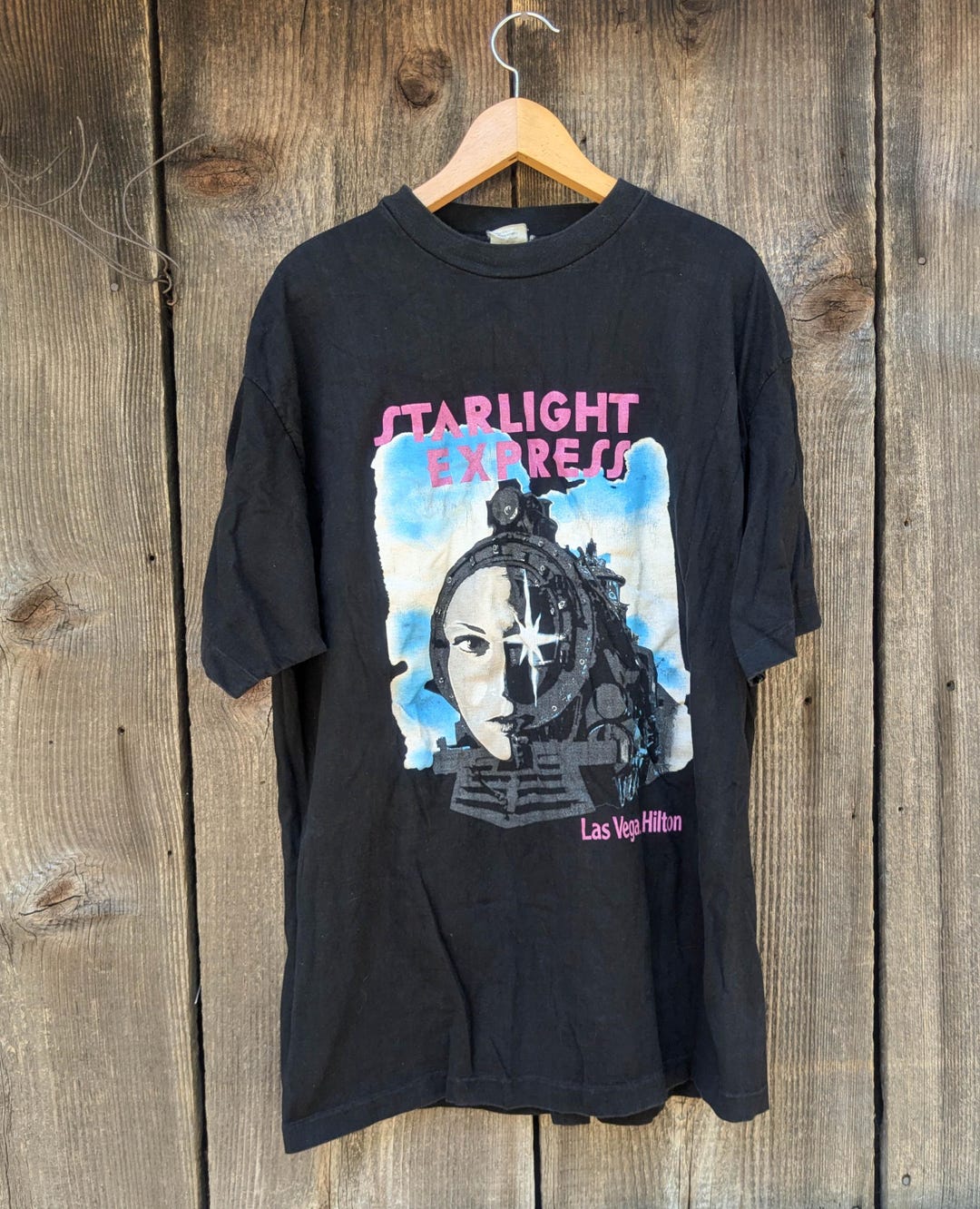90s Vintage Starlight Express T Shirt / Las Vegas Hilton 1993 Andrew ...