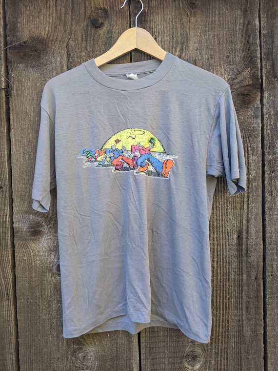 70s vintage R Crumb t shirt / 1967 Keep on Truckin Ro… - Gem