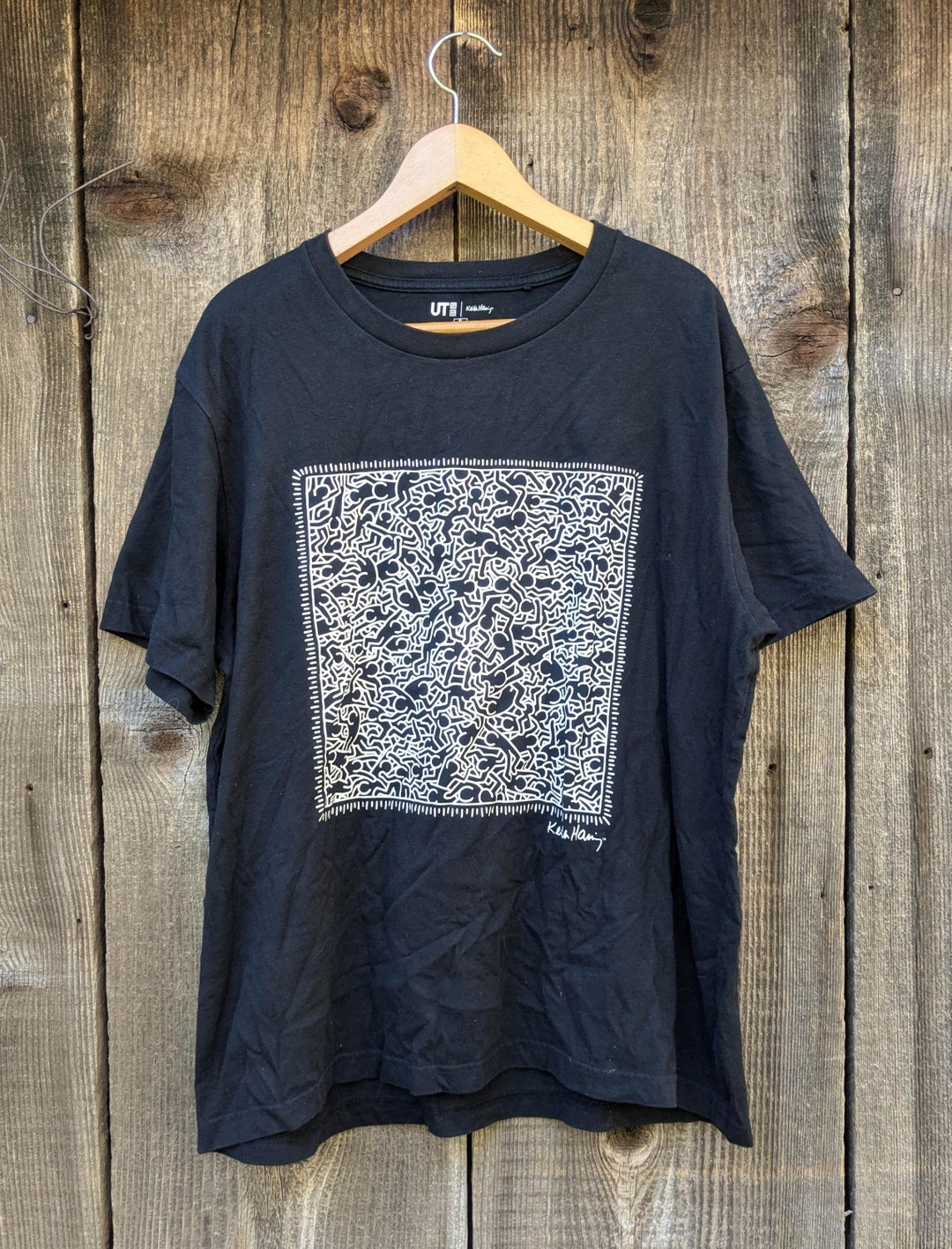 Keith Haring T Shirt / Black White Comic Cartoon LGBTQ Pride Wearable ...