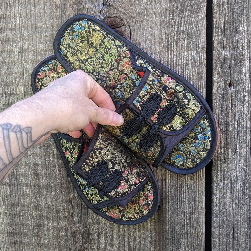Chinese Slippers - Etsy