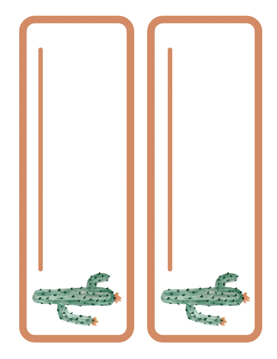 Cactus Themed Name Tags, Classroom Name Tags, Desk Name Tags, Binder ...