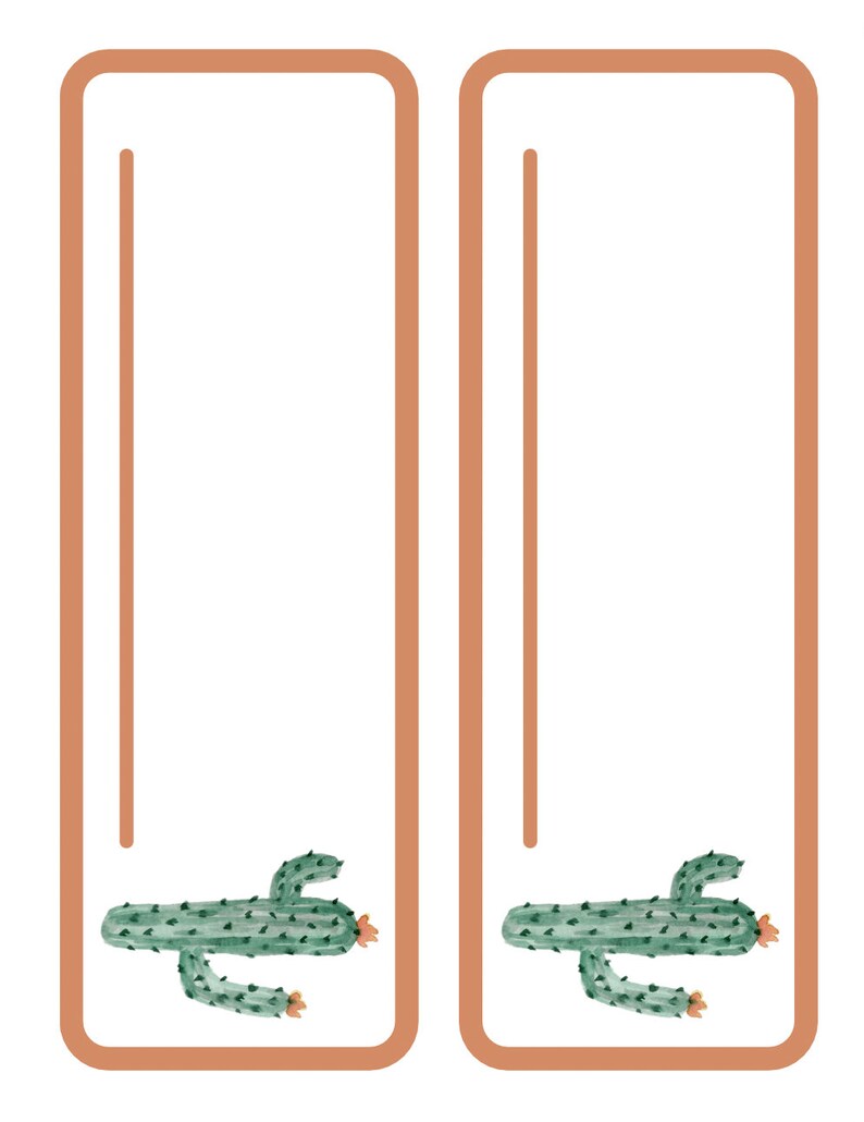 Cactus Themed Name Tags, Classroom Name Tags, Desk Name Tags, Binder ...