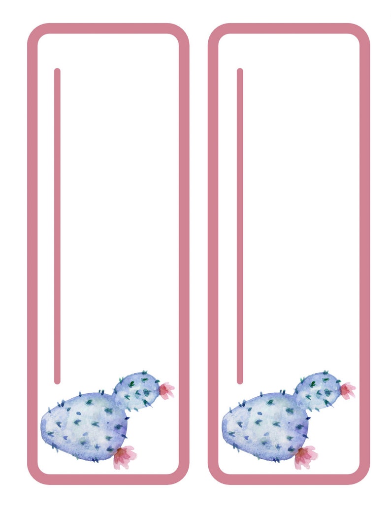 Cactus Themed Name Tags, Classroom Name Tags, Desk Name Tags, Binder ...
