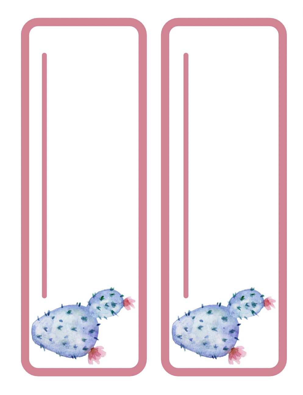 Cactus Themed Name Tags, Classroom Name Tags, Desk Name Tags, Binder ...