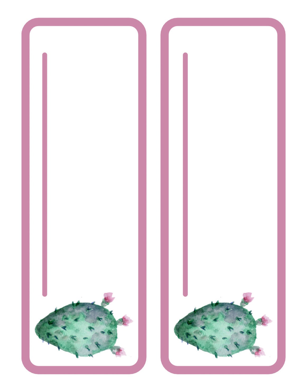 Cactus Themed Name Tags, Classroom Name Tags, Desk Name Tags, Binder ...