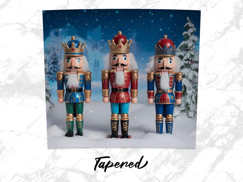 Nutcracker Christmas Tumbler Wrap Bundle: Winter Wonderland Design ...