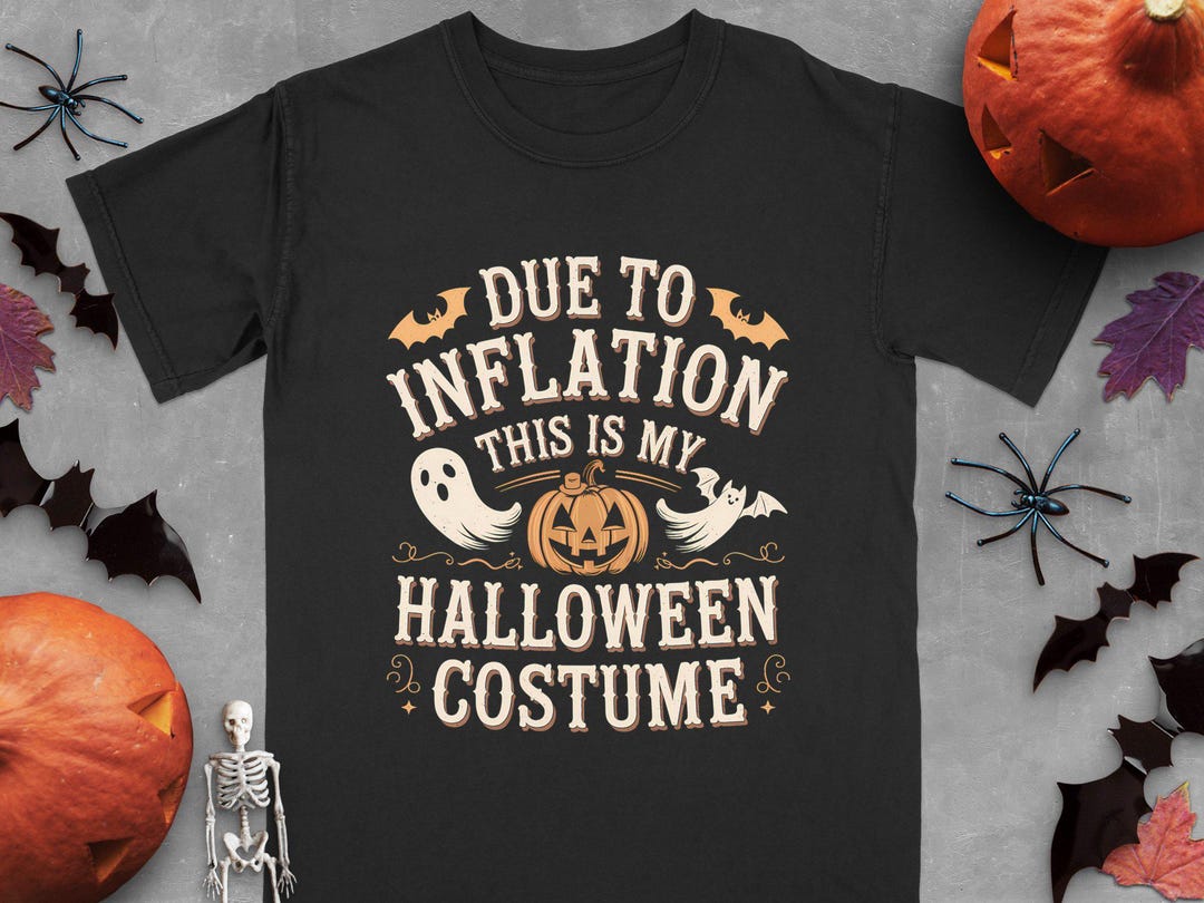 Funny Inflation Halloween Costume T-shirt: Spooky Season Tee - Etsy