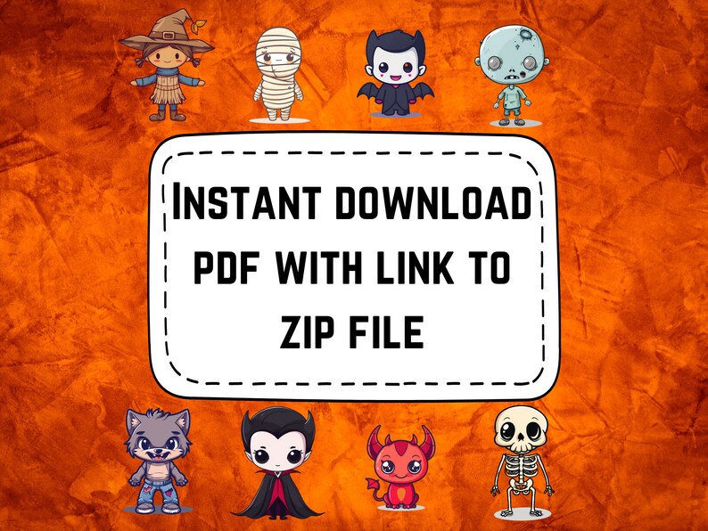 Halloween Clipart Bundle, 49 PNG Bundle, Digital Download, Cute ...