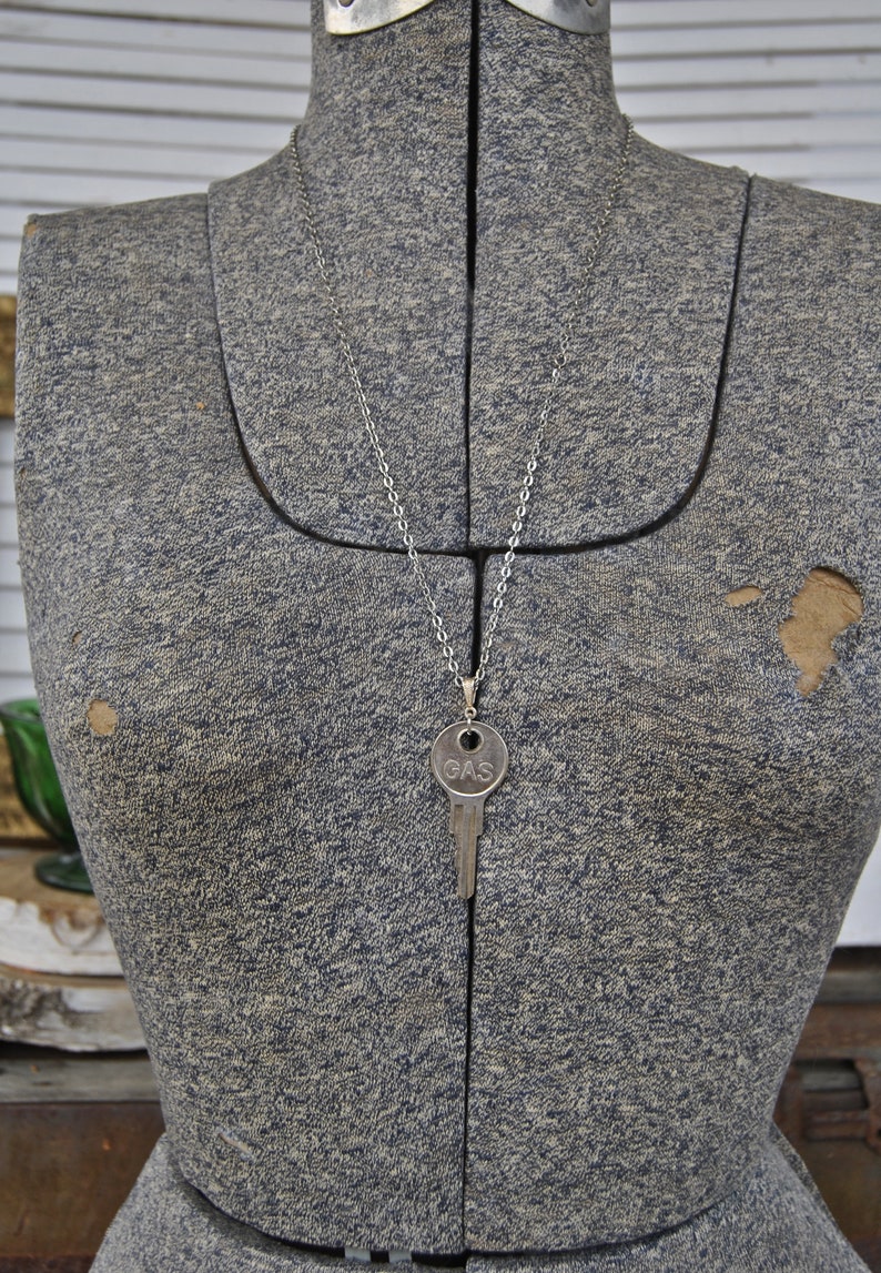 Repurposed Gas Key Necklace - Etsy