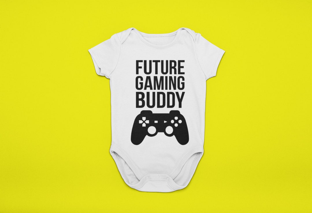 Future Gaming Buddy Onesie® - Gamer Baby Onesie® - Unisex Baby Onesie ...