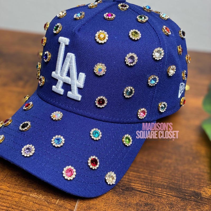 Rhinestone Cap - Etsy