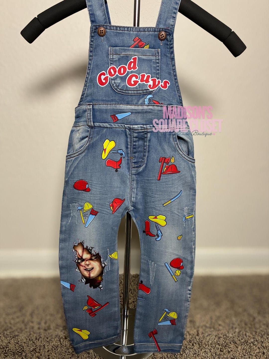 Chucky Good Guys Overalls, Halloween, Child's Play Outfit - Etsy