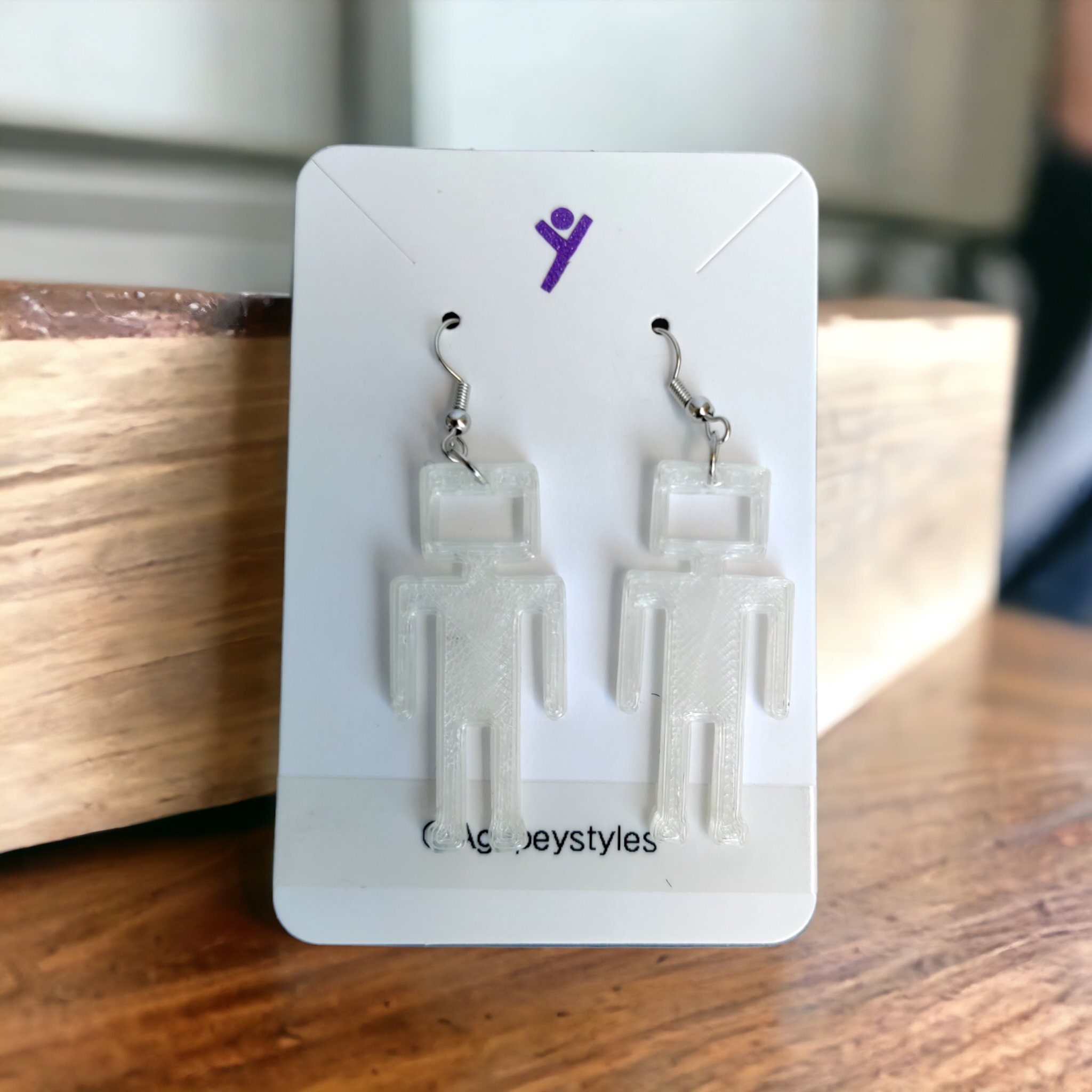 Custom Robomen 3d Dangle Earrings - Etsy