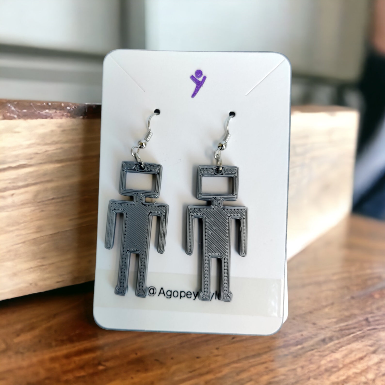 Custom Robomen 3d Dangle Earrings - Etsy