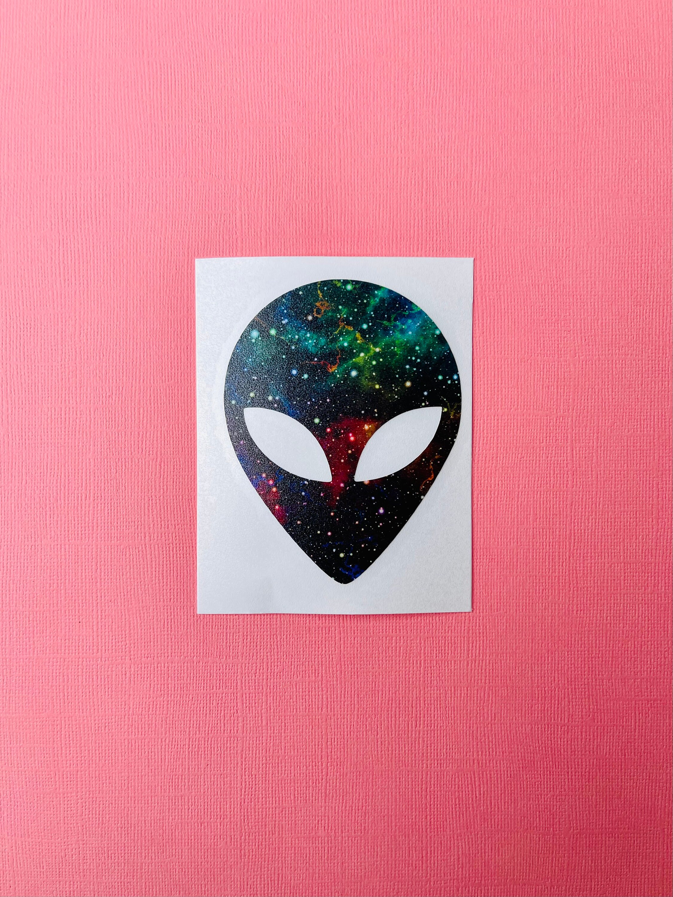 Alien Permanent Vinyl Decal Car Decal laptop Decal water - Etsy