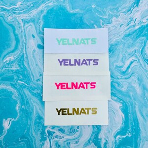Yelnats Permanent Vinyl Decal - Tumbler Decal - Water Bottle Sticker ...