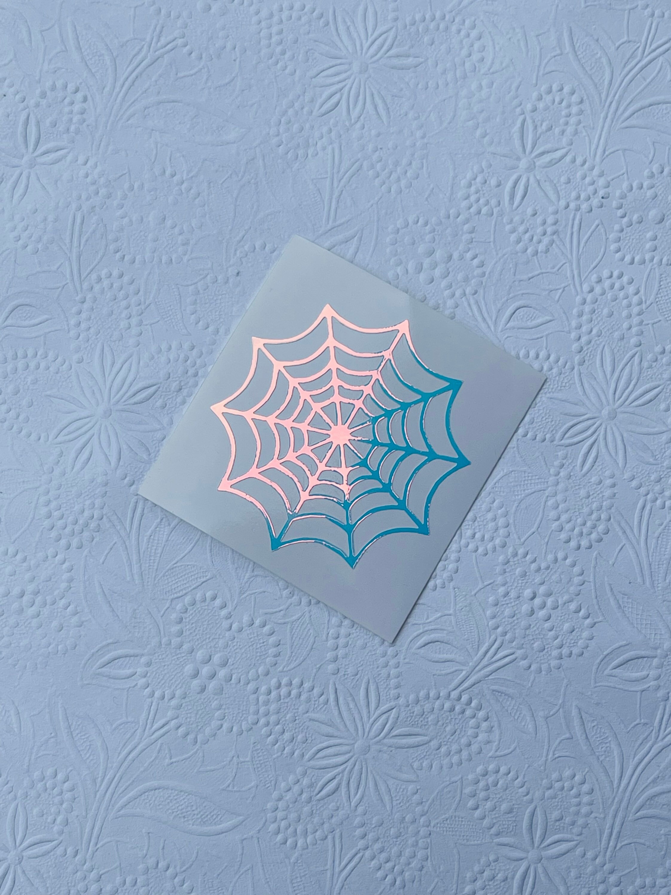 Spiderweb Vinyl Decal Permanent Decal Car Decal Laptop - Etsy