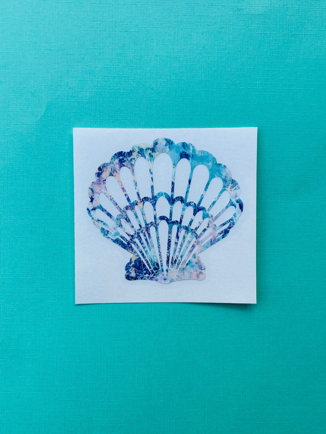 Shell Permanent Vinyl Decal Car Decal Laptop Decal Water | Etsy