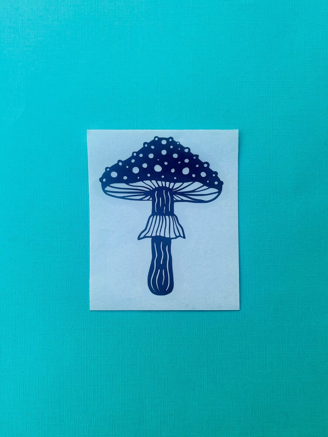 Mushroom Vinyl Decal - Permanent Decal - Car Decal - Laptop Decal ...