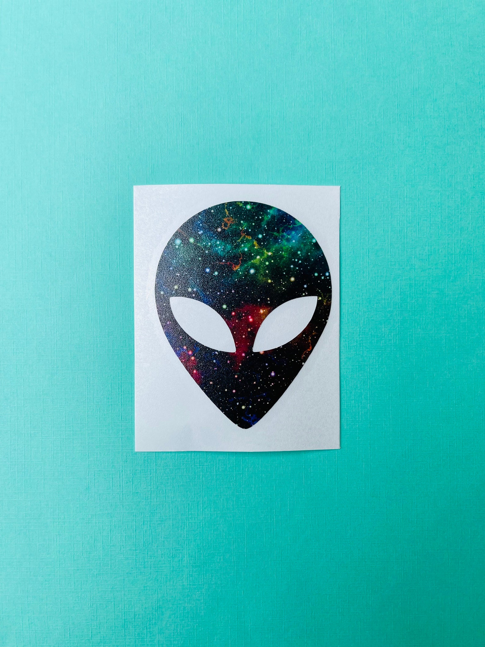 Alien Permanent Vinyl Decal Car Decal laptop Decal water - Etsy