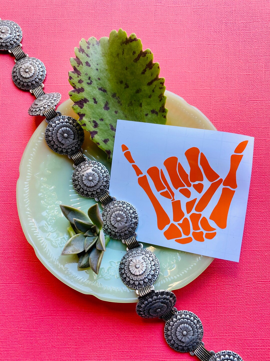 Skeleton Birds Up!/shaka Permanent Vinyl Decal - UTSA Sticker - Car ...