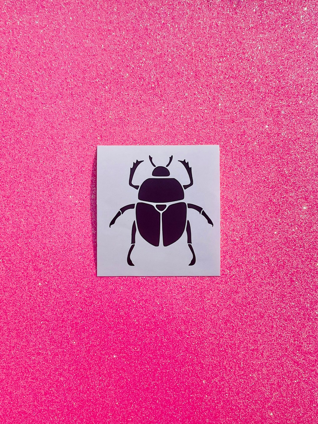 Scarab Beetle Permanent Vinyl Decal - Car Window Decal - Laptop Decal ...