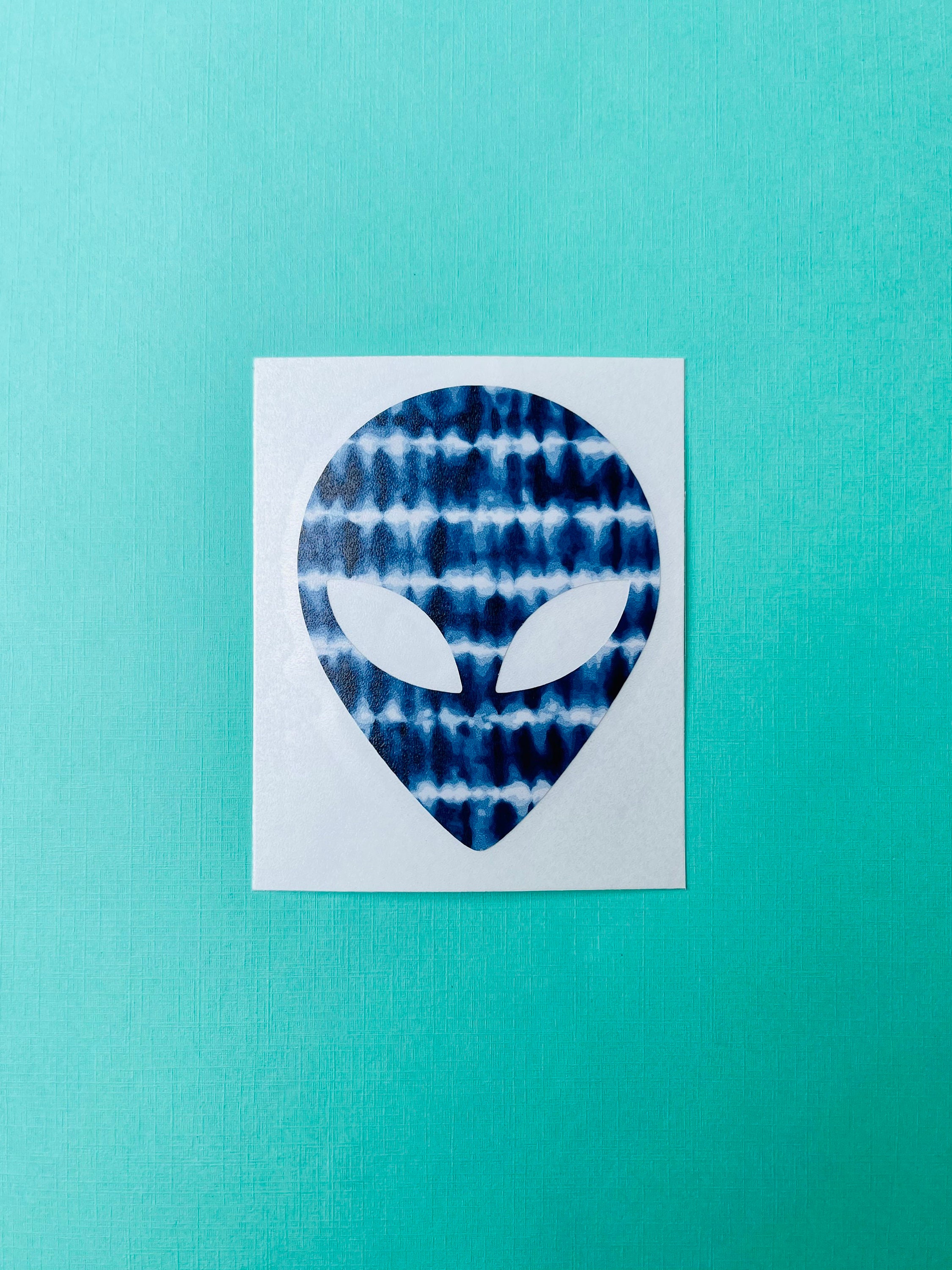 Alien Permanent Vinyl Decal Car Decal laptop Decal water - Etsy