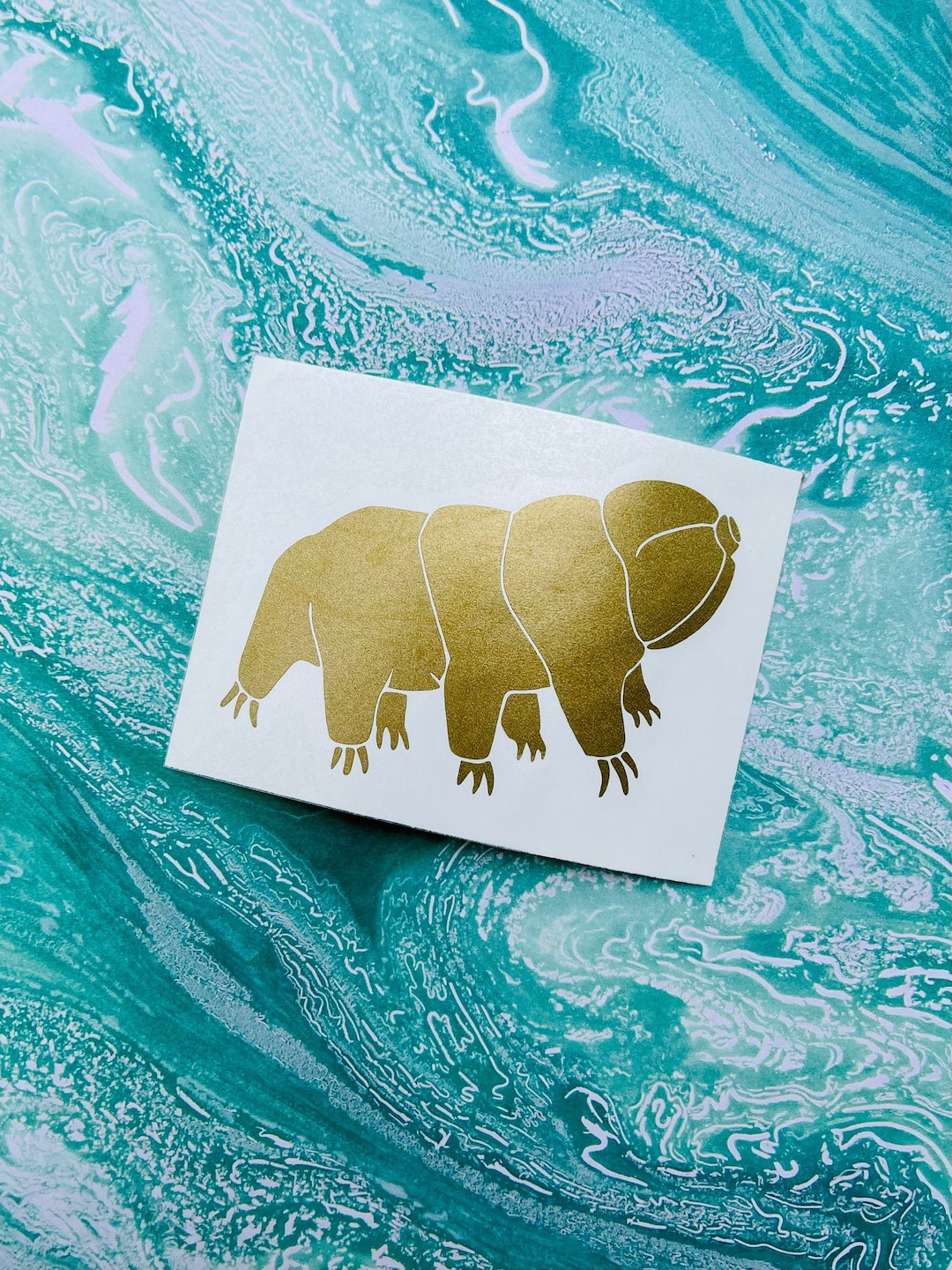 Tardigrade Vinyl Decal - Water Bear Sticker for Laptop, Car, Water ...