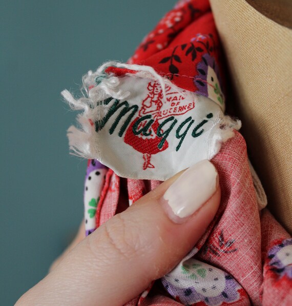 Vintage 1950s "Maggi, Maid of Lucerne" Heart Novelty … - Gem