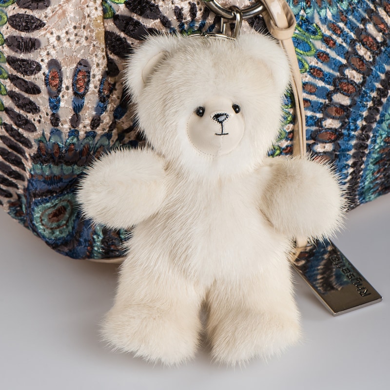 Teddy Bear Keychain - Etsy
