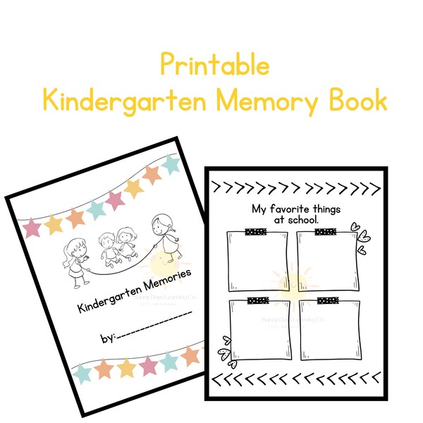 Kindergarten Notebook - Etsy