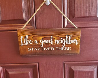 Good Neighbor Sign - Etsy