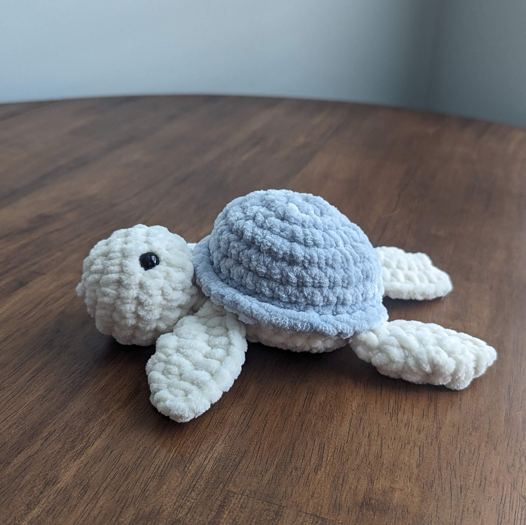 Turtle Plushie / Crochet Sea Turtle / Custom Sea Turtle Stuffed Animal ...