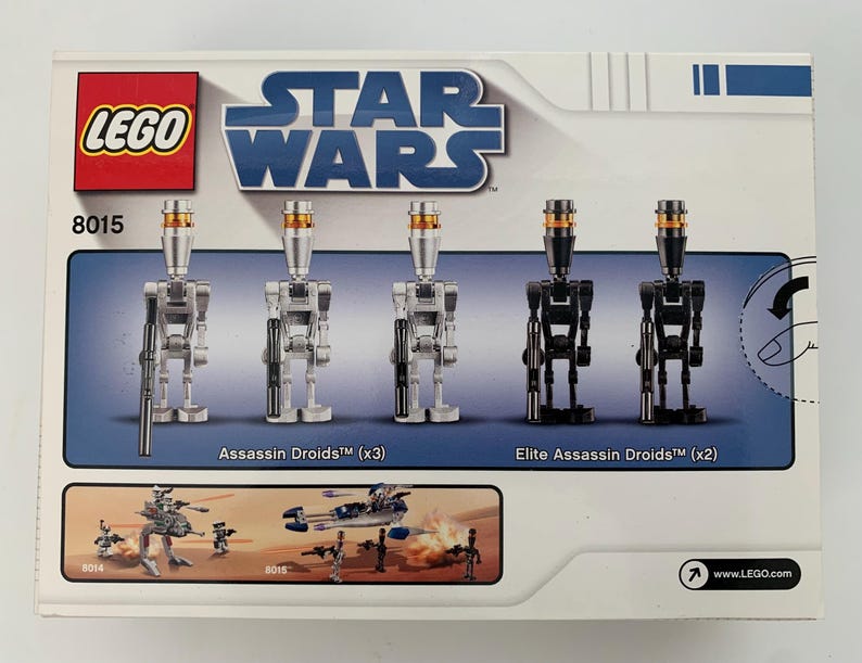 Lego Star Wars 8015 Assassin Droids Battle Pack (2009) New Box in Mint ...