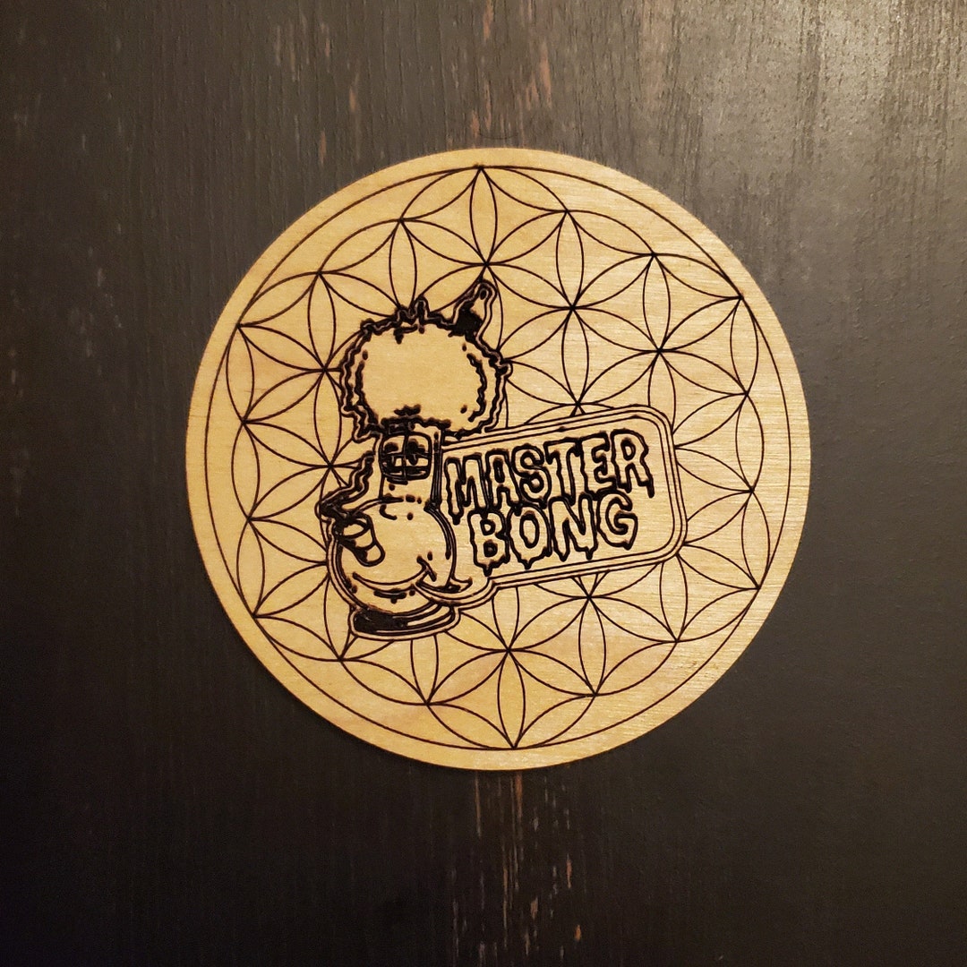 Bong / Pipe Coaster - Flower of Life X Trog - Etsy