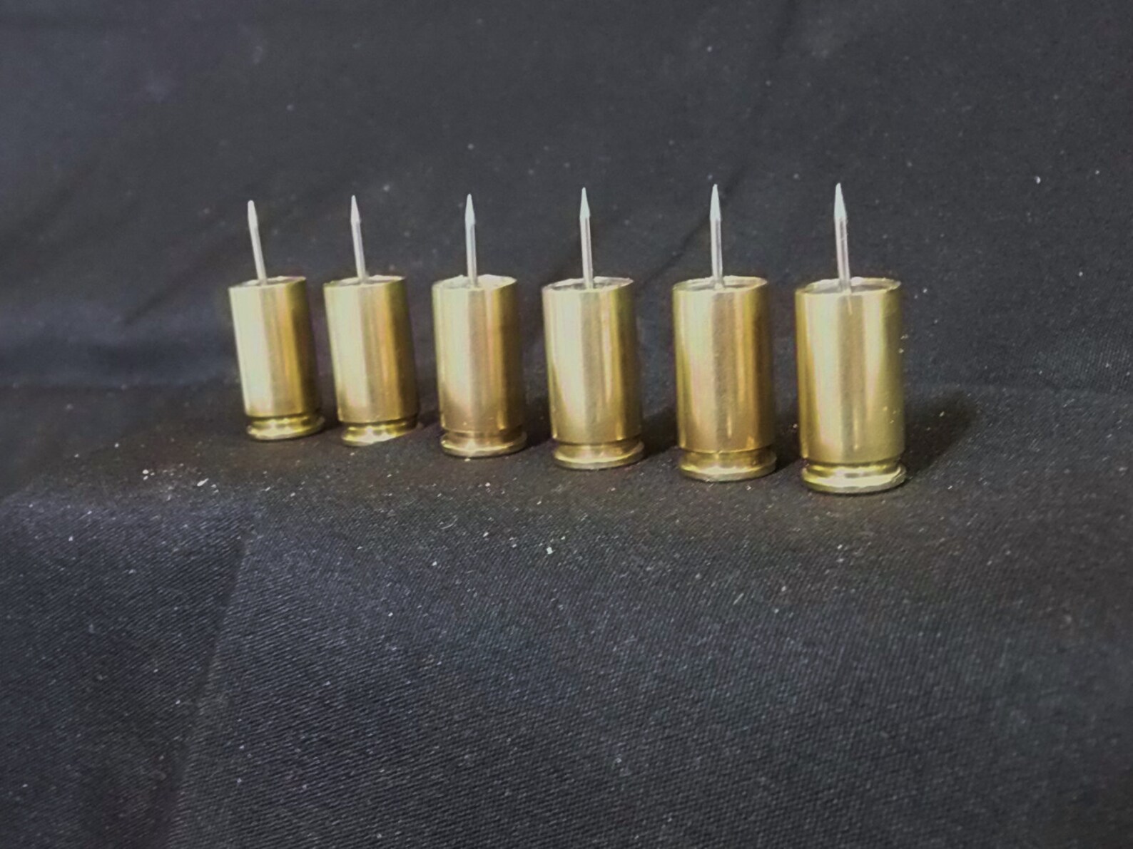 Bullet push pins 6 bullet thumb tacks | Etsy