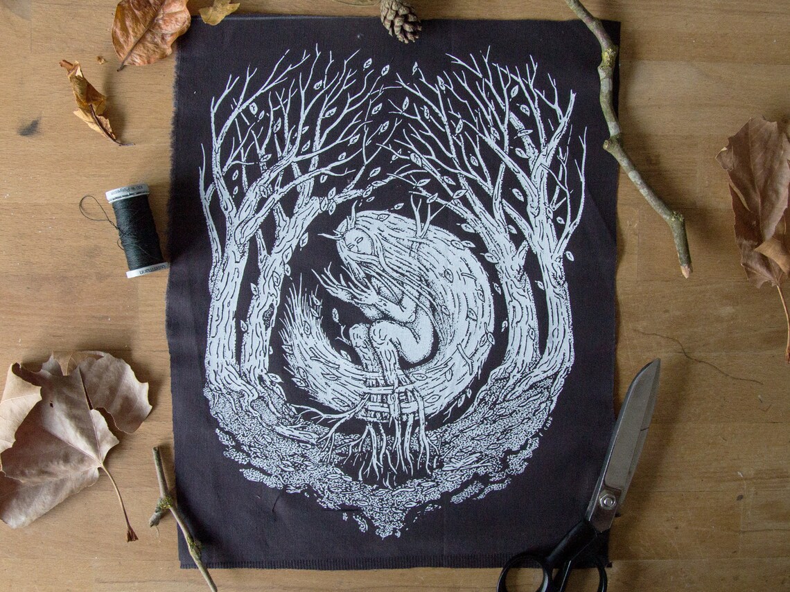 Wood Witch Backpatch - Etsy