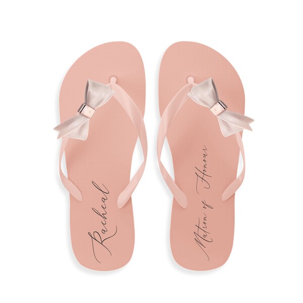 Bride Flip Flops - Etsy