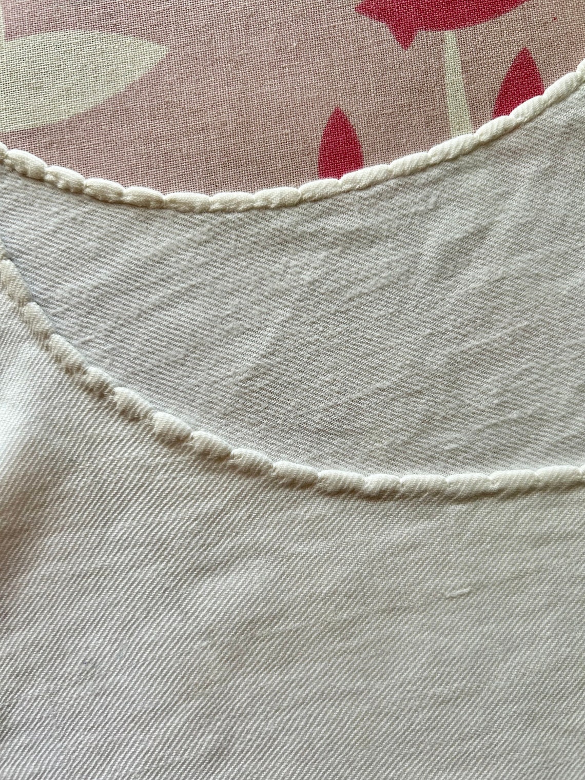ANTIQUE FRENCH CHEMISE, White Soft Cotton, Beautifully Hand Sewn ...