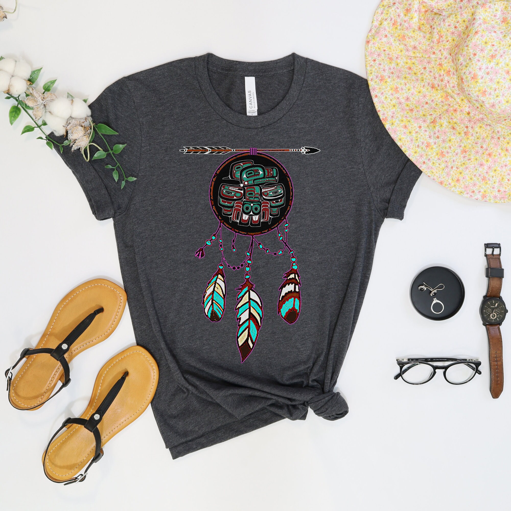 Alaska Native American Dream Catcher Art Style Indian Pride Tlingit ...