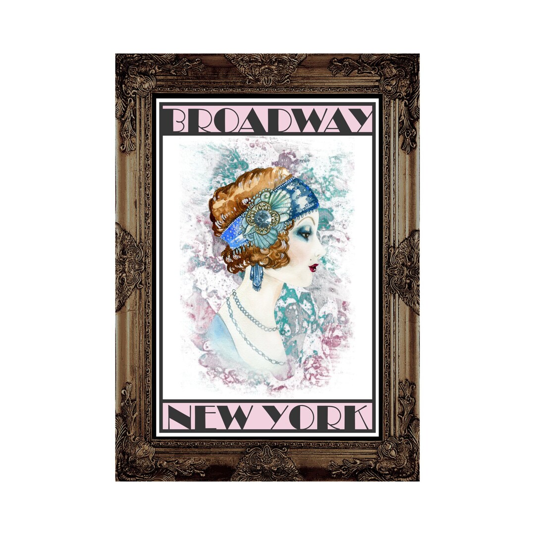 Roaring 20s Decor, Art Deco Poster, Art Nouveau Poster, Vintage ...