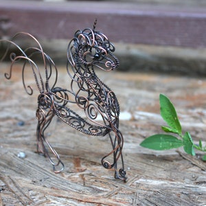 Unicorn Sculpture - Mini Real Wire Wrapped Unicorn- Metal Unicorn - Etsy